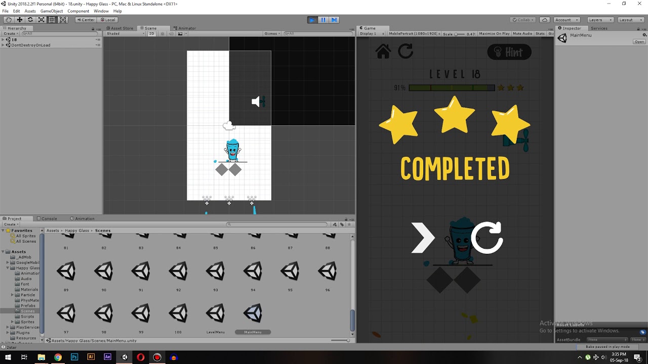How to Reskin Happy Glass Unity Project TUTORIAL - YouTube