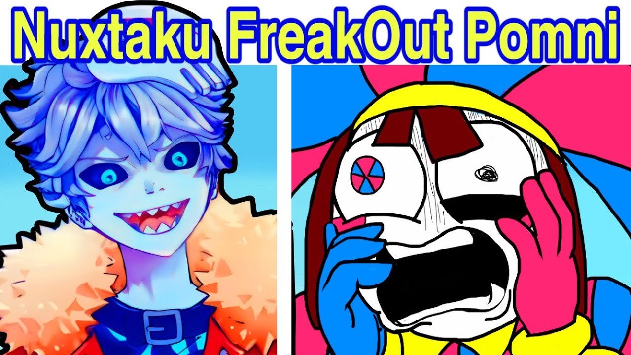 Friday Night Funkin’ Nux taku Creeps Out Pomni | The Amazing Digital ...
