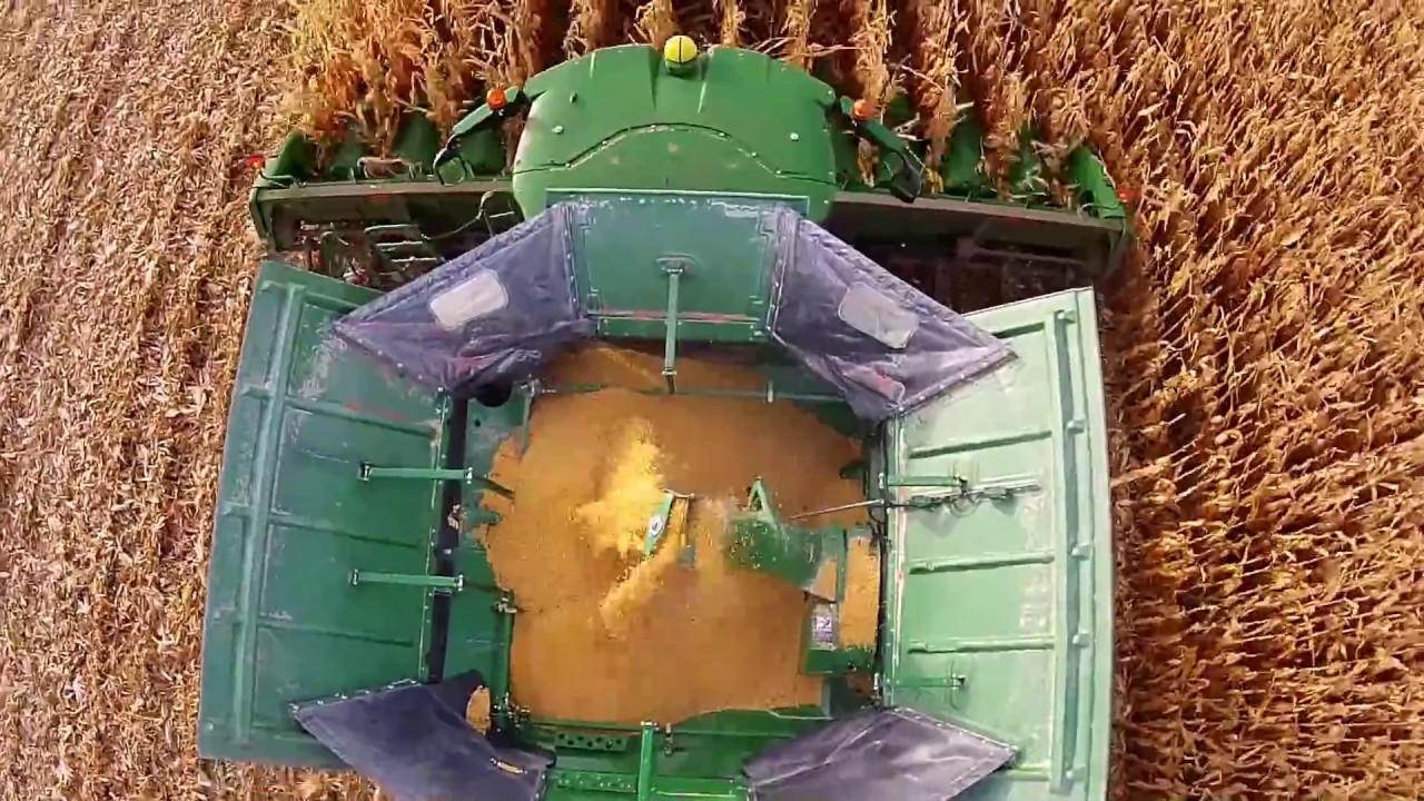 2014 North Dakota Corn Harvest Aerial Video (short version) - YouTube