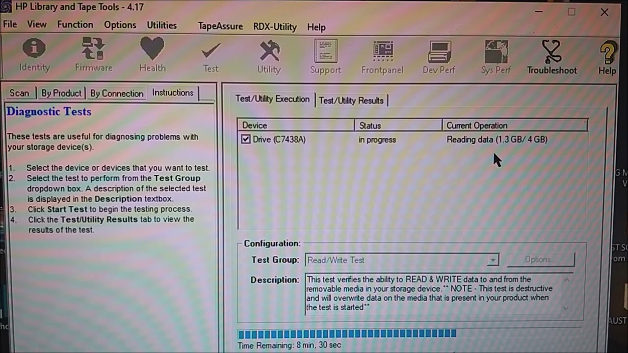 HP StorageWorks DAT 72 USB extern - YouTube