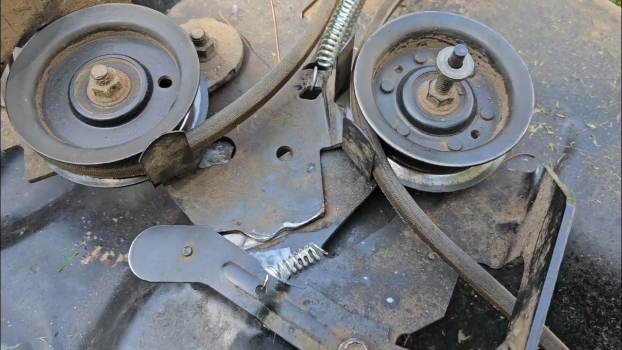 Husqvarna, Craftsman, Poulan 42 inch mower deck spring layout. Blades ...