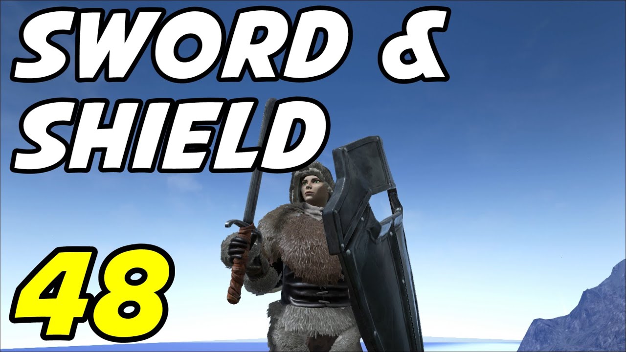 ARK Survival Evolved E48 "Sword and Shield!" (Gameplay / Playthrough ...