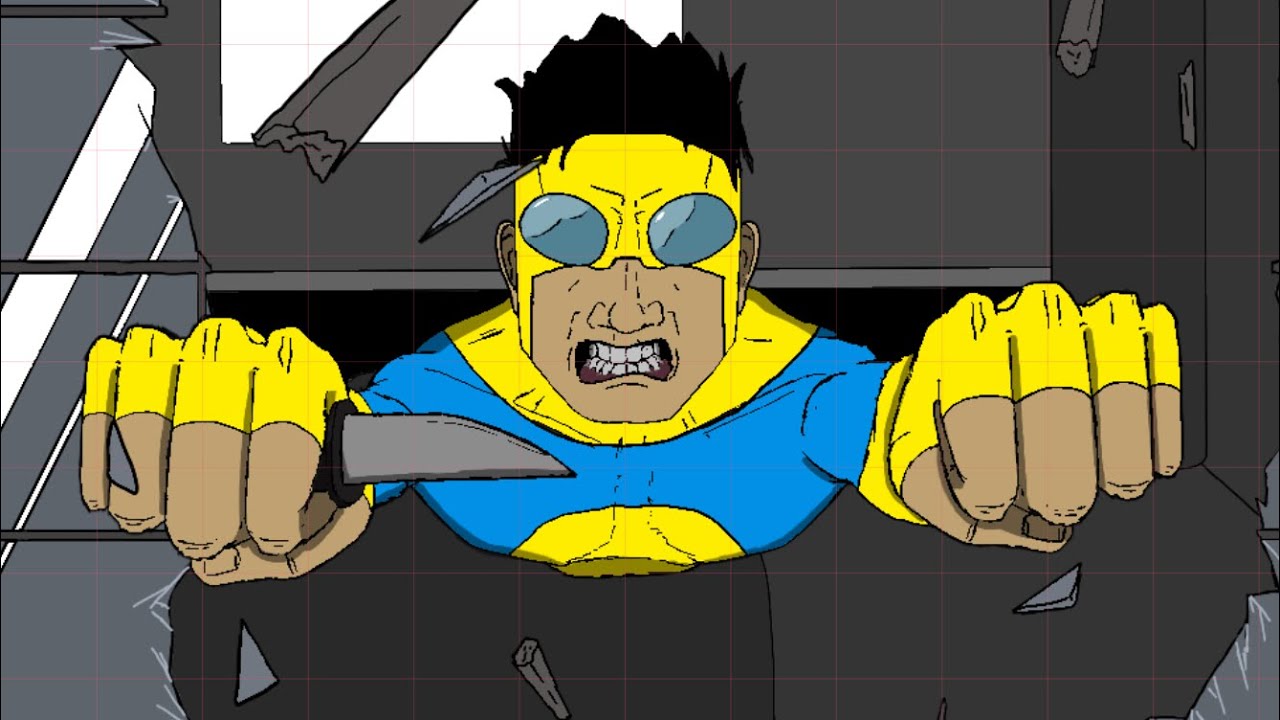 Invincible flying animation - YouTube