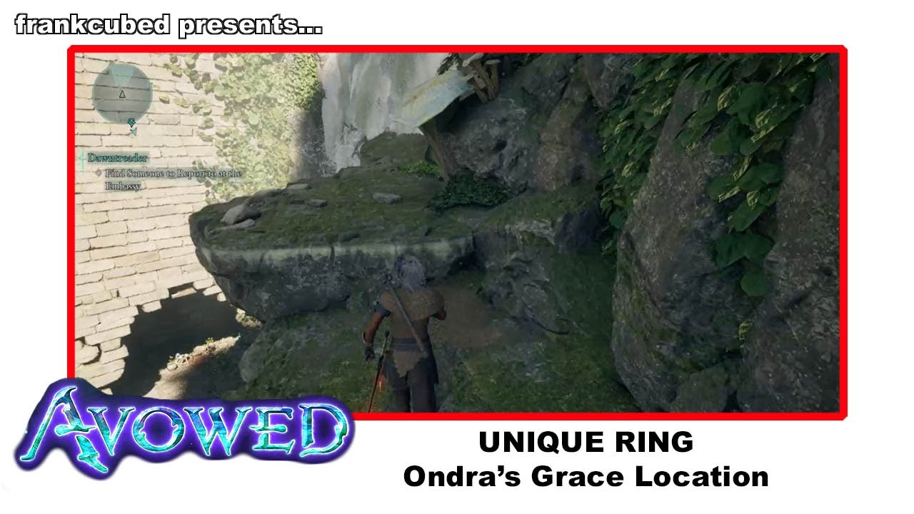 Avowed UNIQUE RING “Ondra’s Grace” Location close to Paradis - YouTube