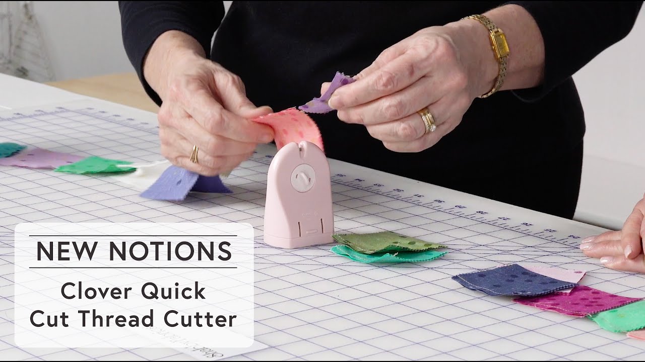 Clover Quick Cut Thread Cutter | Shabby Fabrics Notions - YouTube