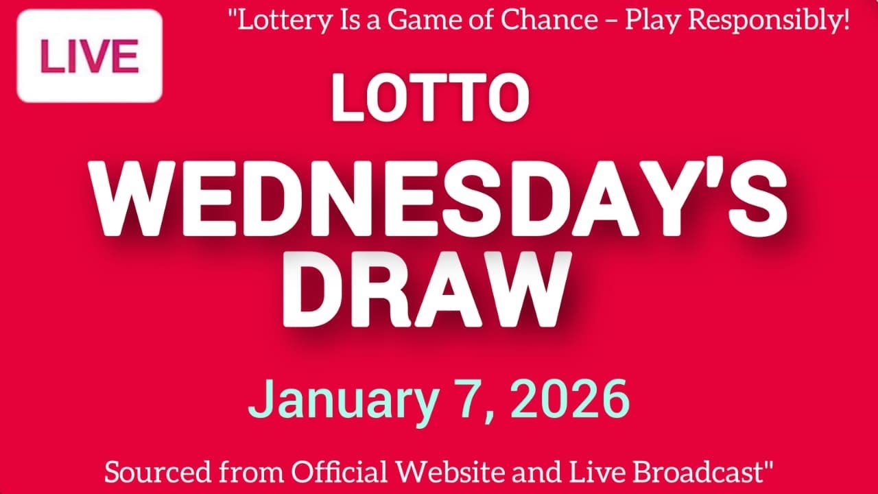 The National Lottery Lotto Draw Live Results from Wednesday 07 Jan 2026 ...
