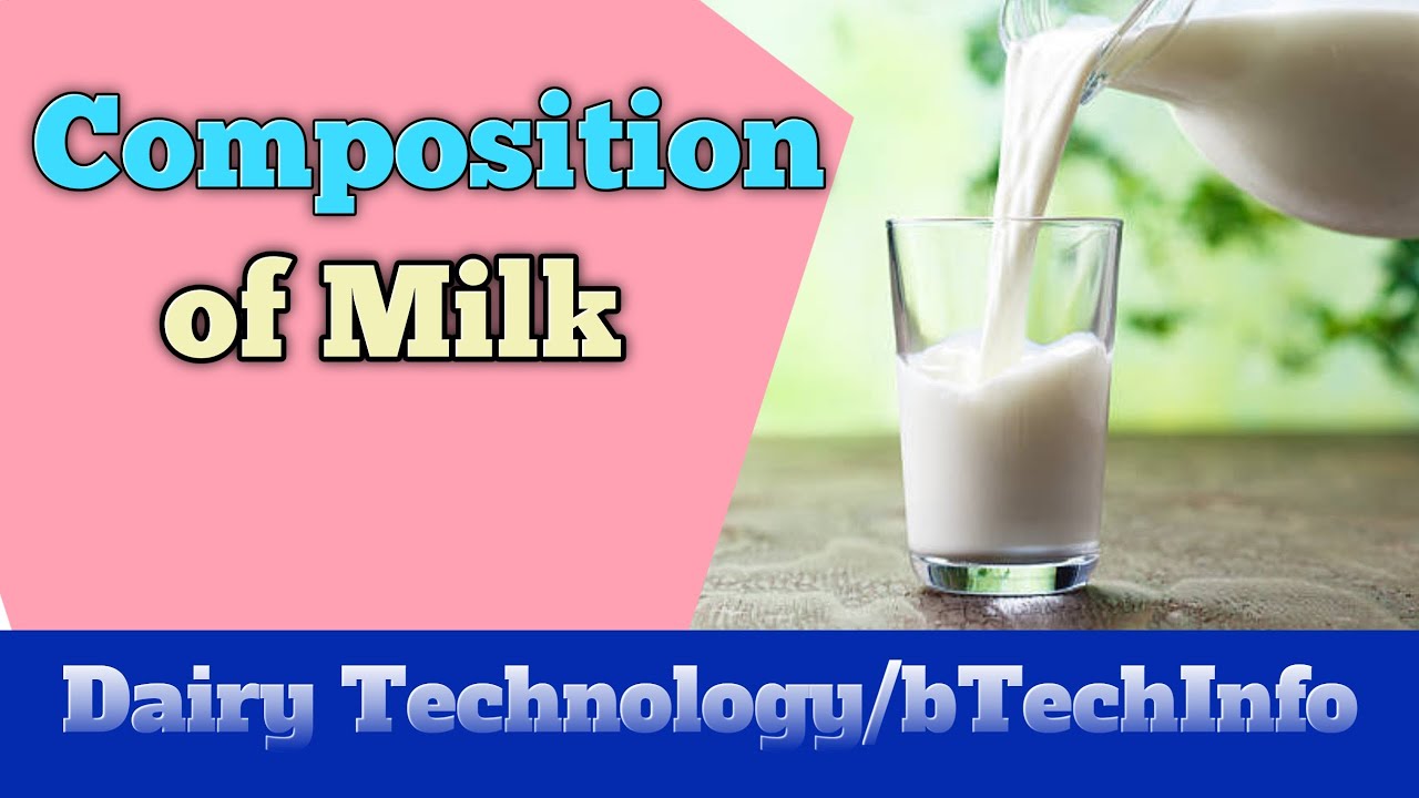 Composition of milk | Properties of Milk | Dairy Technology | bTechInfo ...