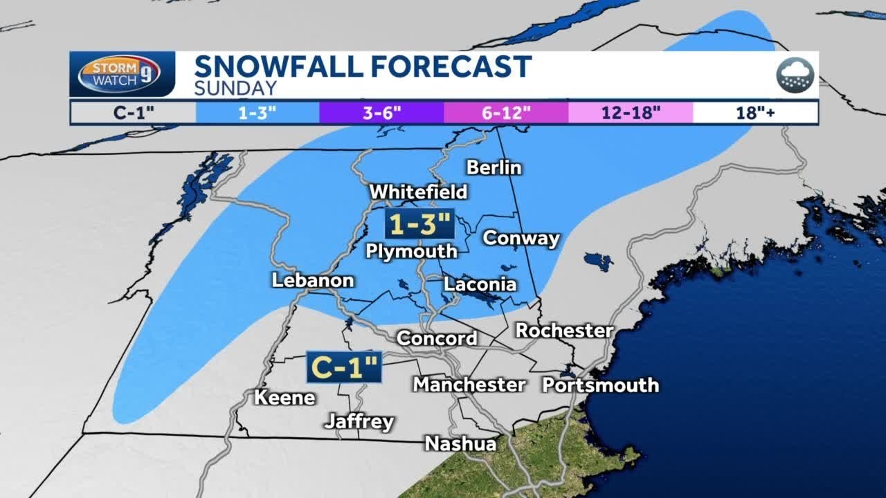 Light snow expected this weekend - YouTube