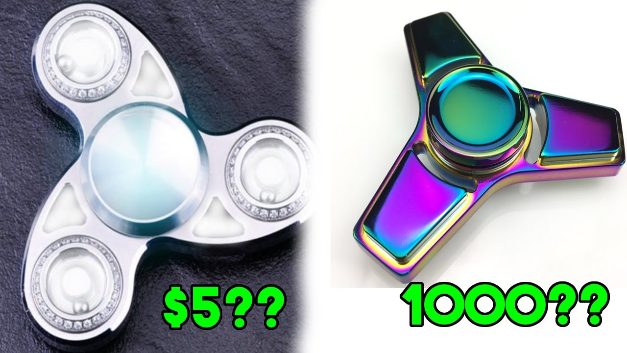 DIAMOND FIDGET SPINNER $10,000 REVIEW?!! | MOST EXPENSIVE FIDGET ...