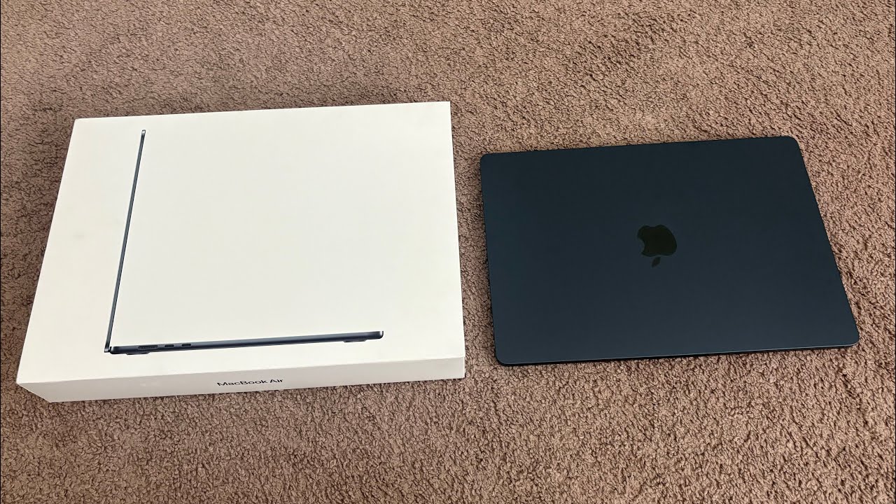 2024 Macbook Air 15 inch Midnight Blue Base Model M3 Unboxing #macbook ...