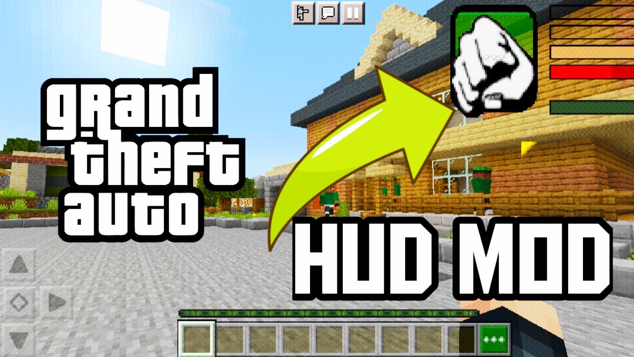 MINECRAFT GTA SA HUD MOD DOWNLOAD in GTA MAP MOD Minecraft Pe | GTA MOD ...