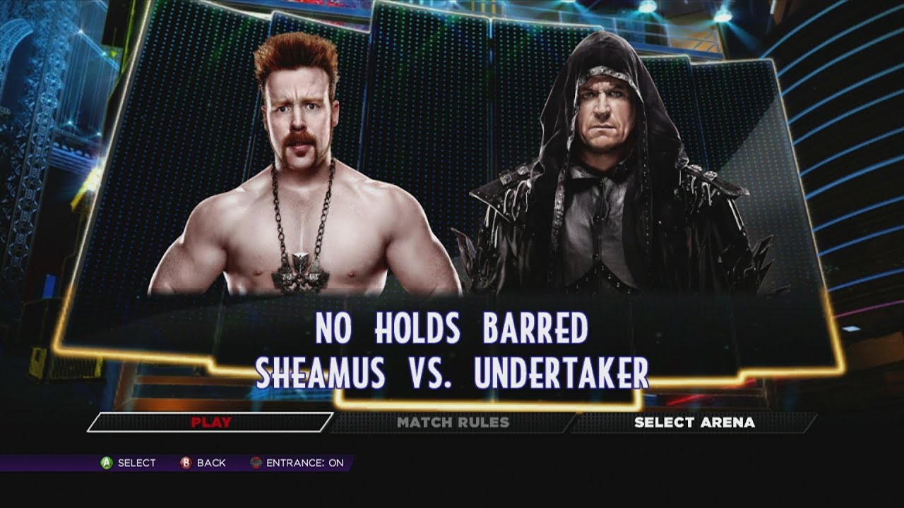 Sheamus vs. The Undertaker in WWE 2K14's Defeat the Streak Mode - YouTube