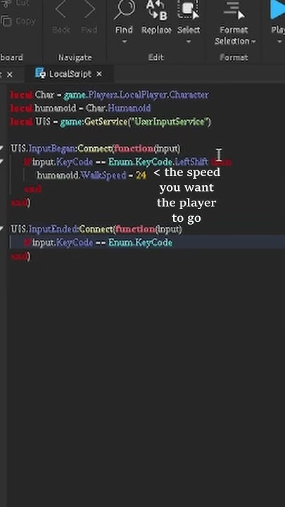 HOW TO CREATE A SHIFT TO SPRINT SCRIPT IN UNDER A MINUTE! - YouTube