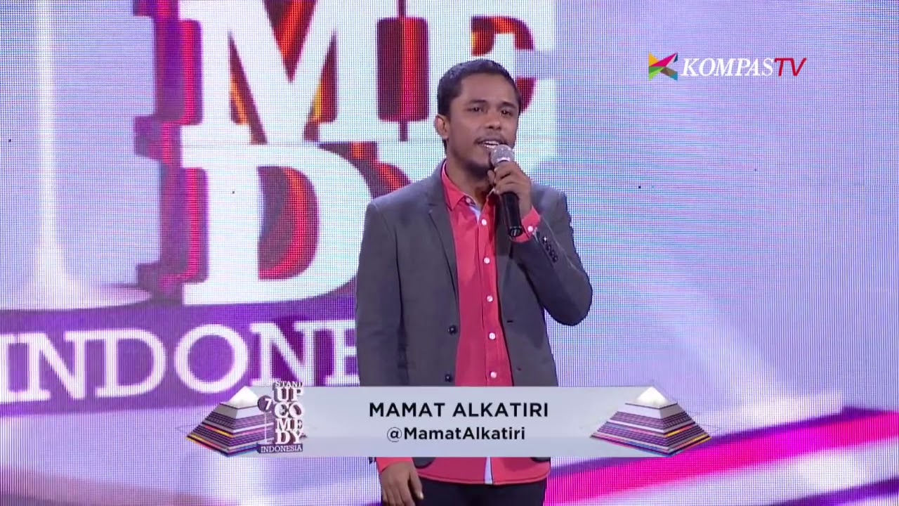 Mamat alkatiri stand up comedy indonesia penidap penyakit jiwa - YouTube