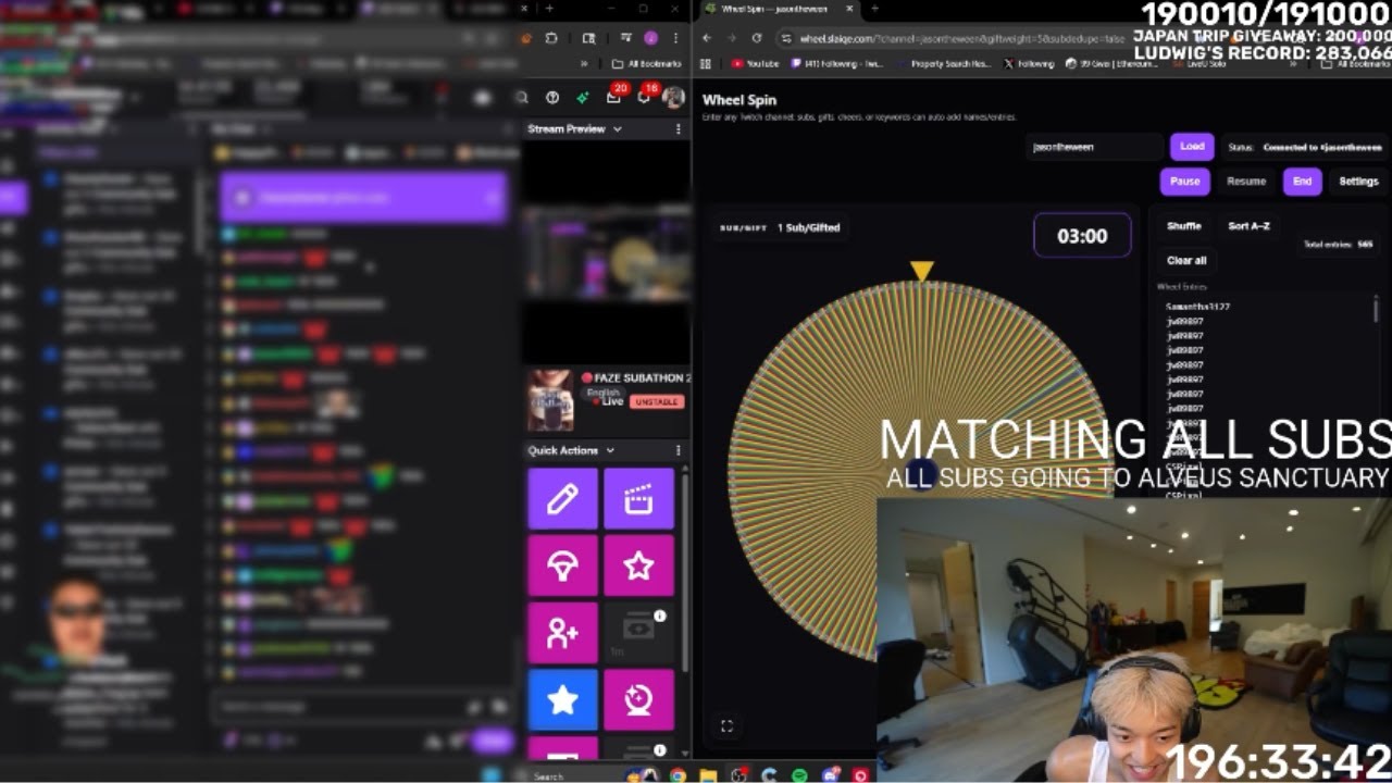 JasonTheWeen Hits 190K Twitch Subs On Day 19 Of FaZe Subathon 2! - YouTube