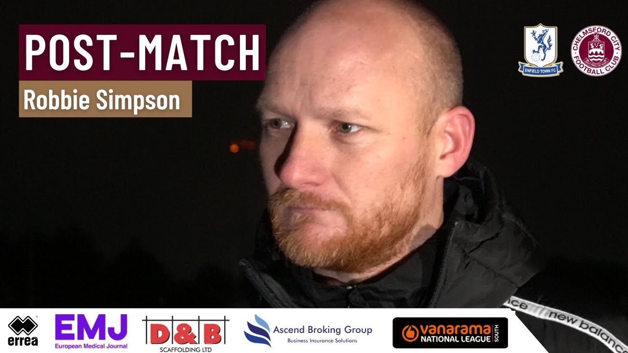 Robbie Simpson Post Enfield Town (A) - YouTube