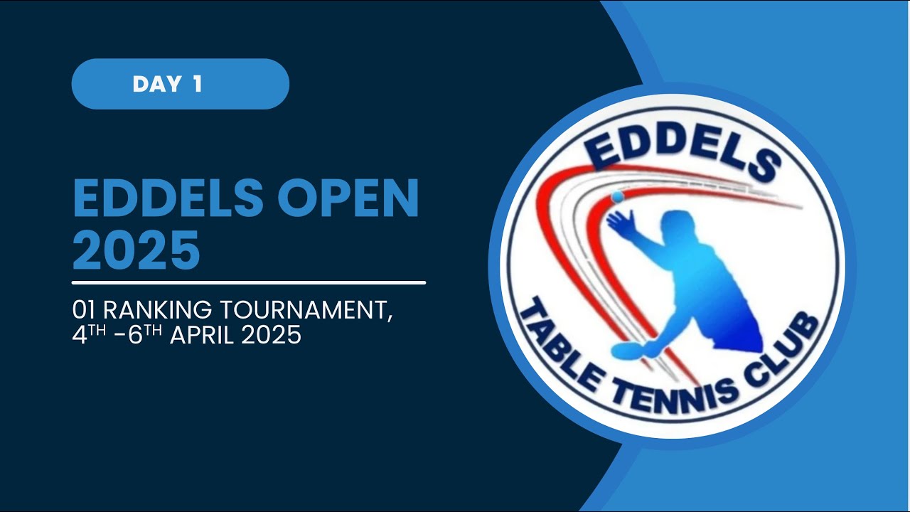 Eddels Open 2025 | 01 Ranking Tournament | 4th-6th April 2025 - YouTube