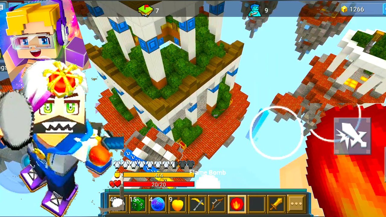 Blockman GO: Lucky Blocks - Sky Wars Ep.16 - Flying Killer in the ...