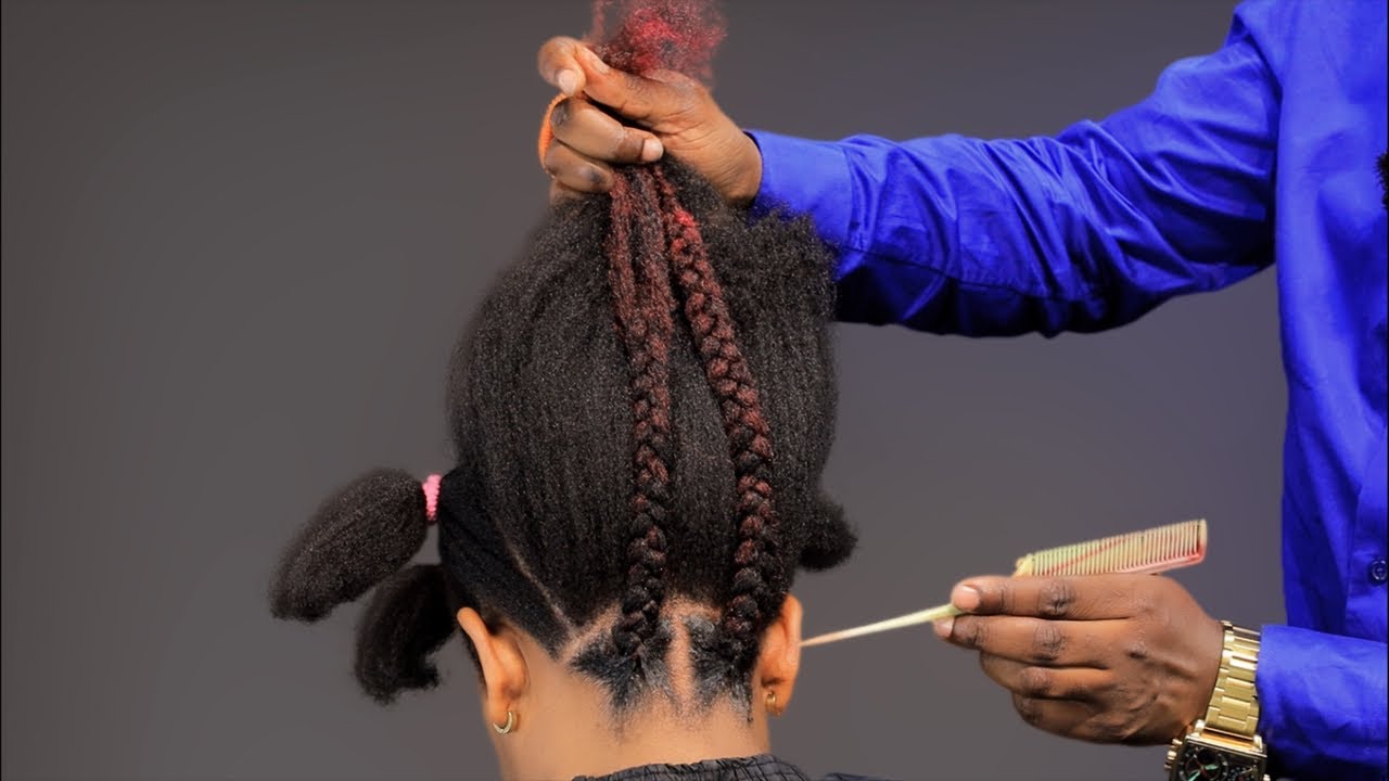 HOW TO MASTER THE INWARD KNOTLESS BRAIDS TUTORIAL - YouTube