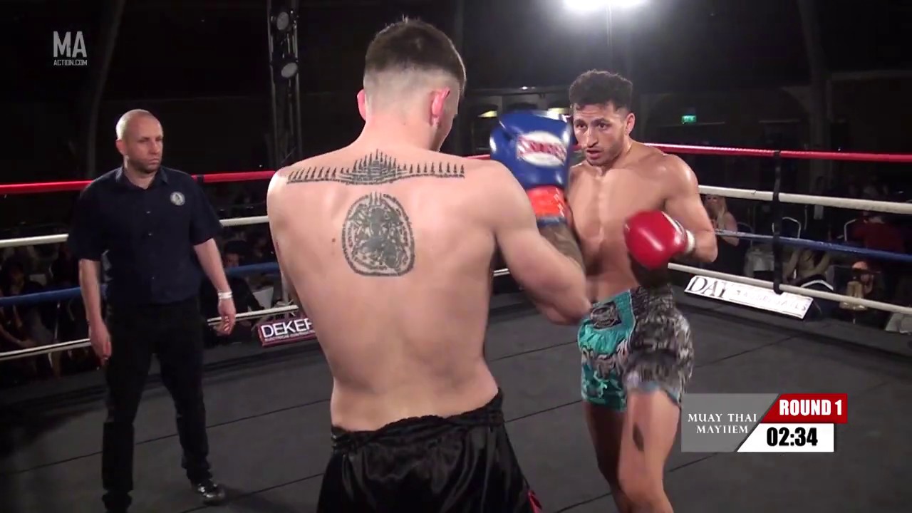 Muay Thai Mayhem: 29 Feb 2020 - Colin Conroy vs Mohamed Kalf - YouTube