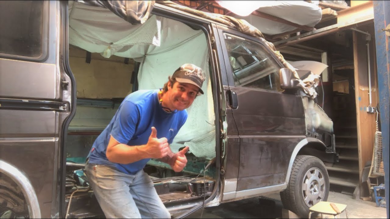 VW T4 Multivan Major Rust Repairs.Australian Bloke in Germany Episode 4 ...
