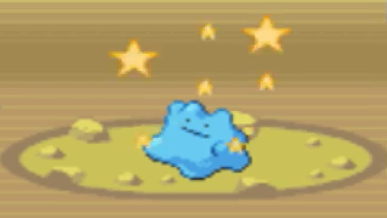 LIVE Shiny Ditto after 19,518 REs in FireRed [Repel Trick] - YouTube
