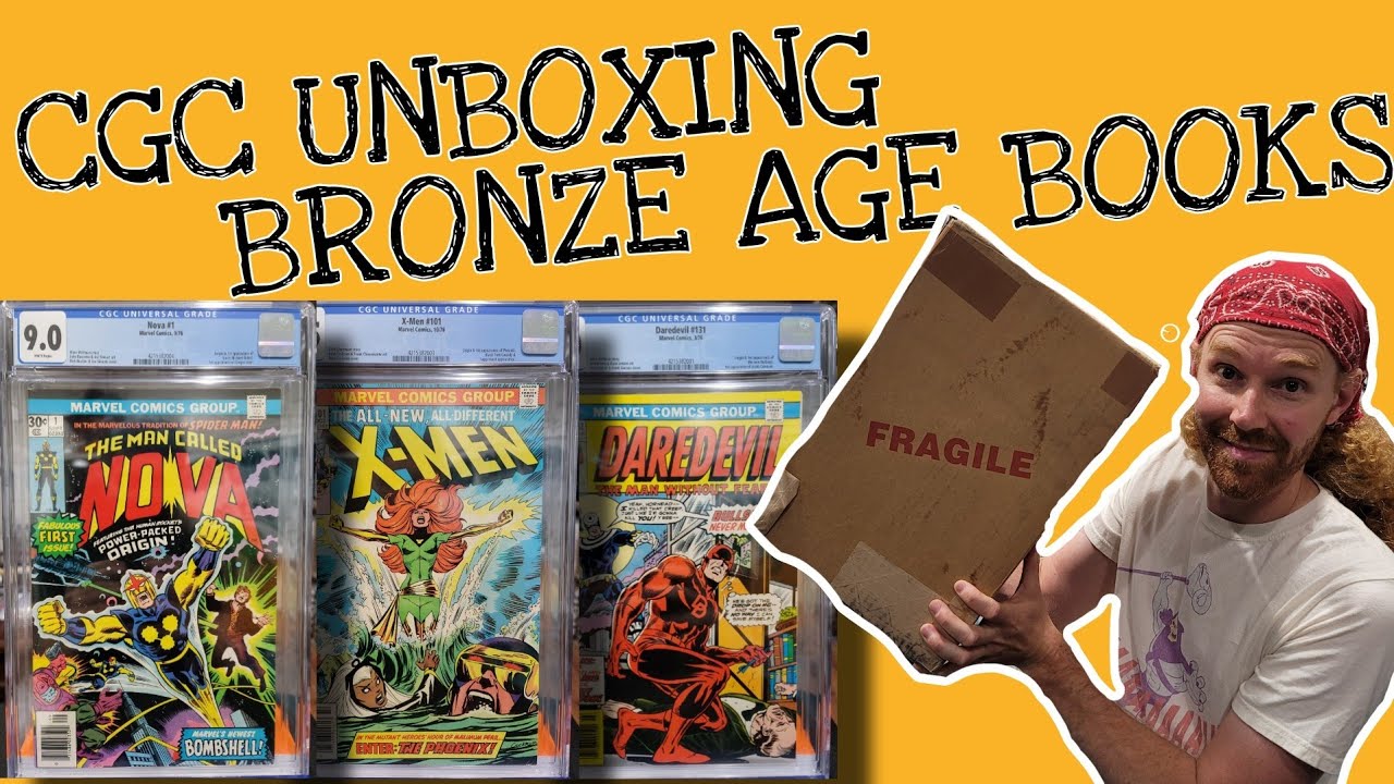 CGC Unboxing Bronze Age Comic Books - YouTube