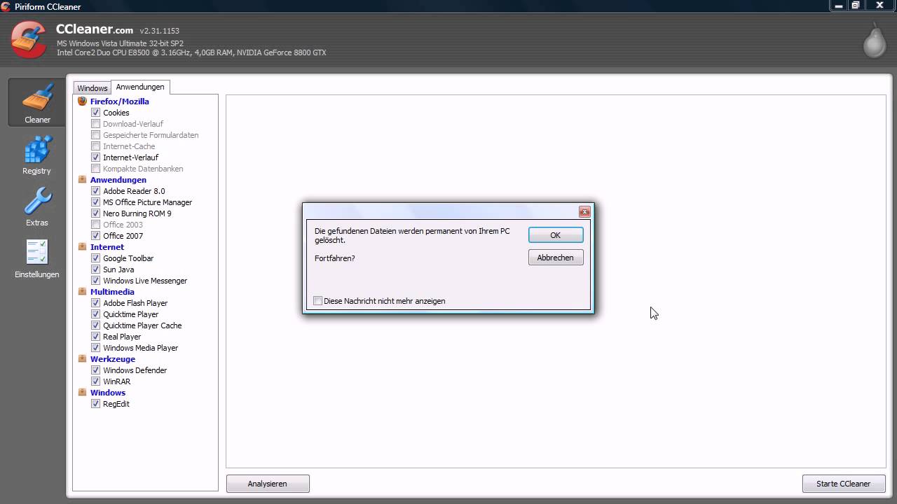 CCleaner - Tutorial (Deutsch) - YouTube