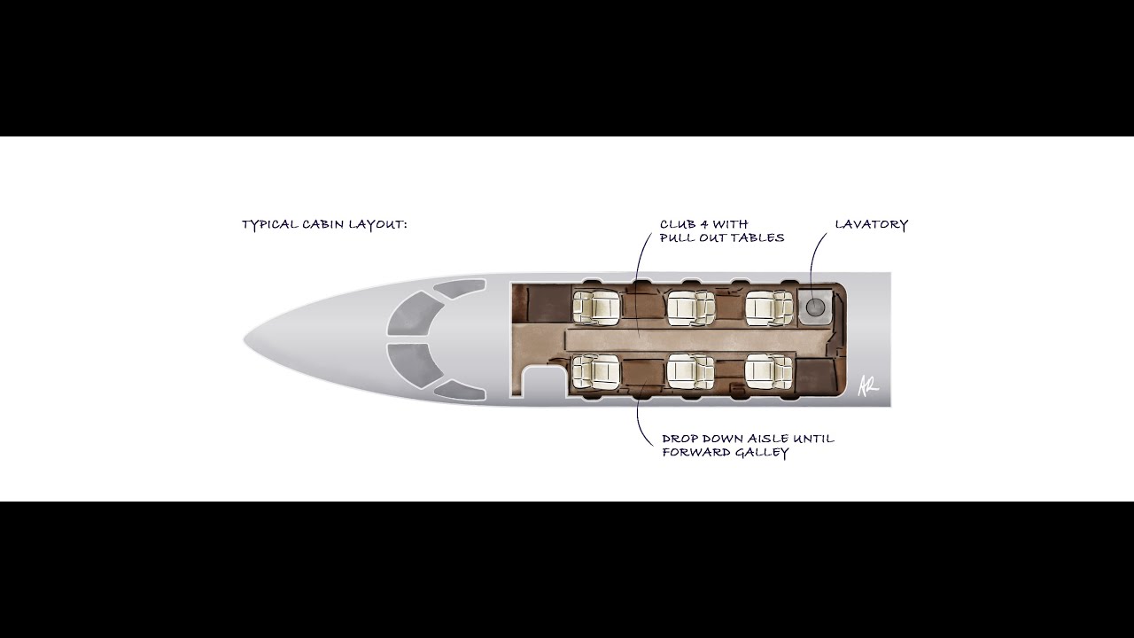 Gulfstream G150 - Quick Cabin Overview from Jet Members - YouTube