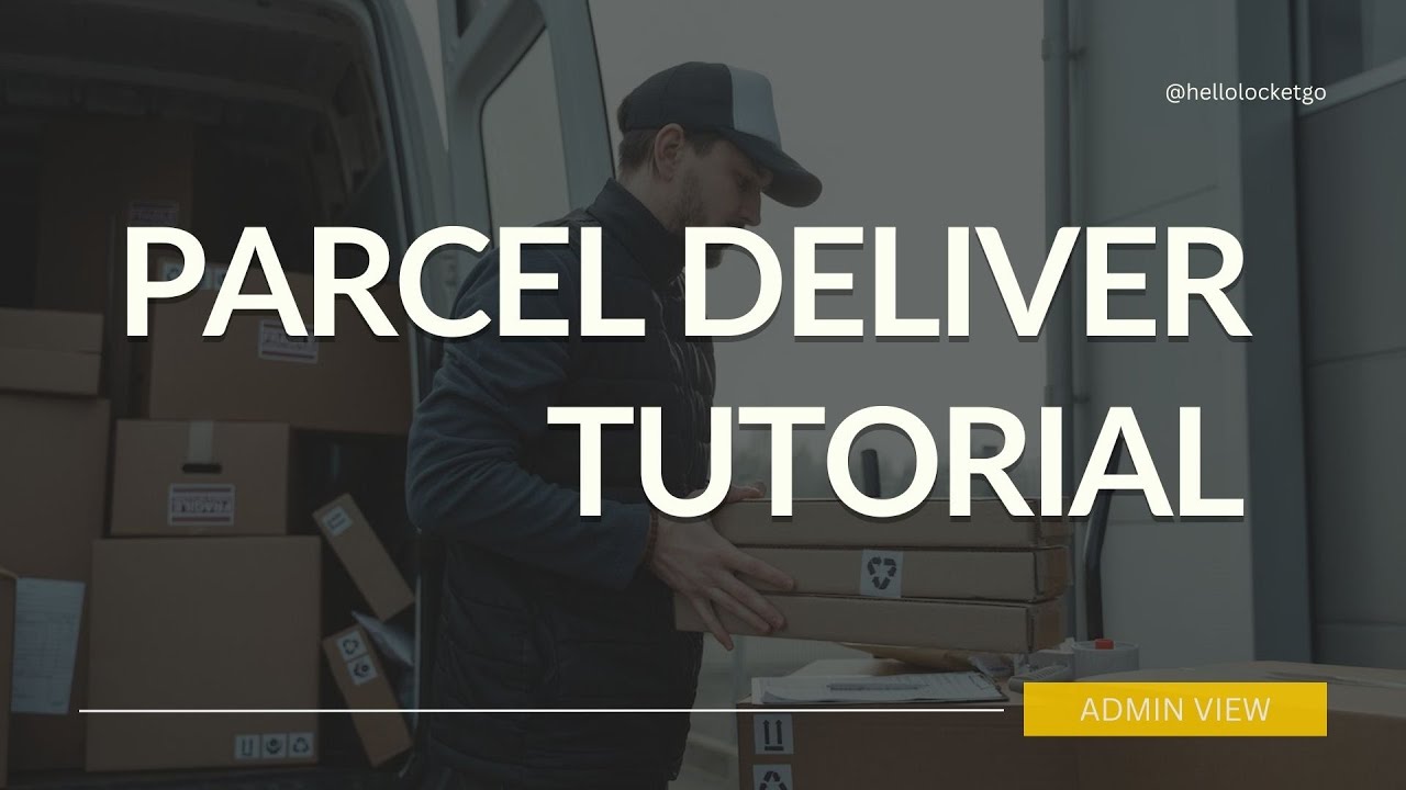 Tutorial - How to reserve a Smart Locker for a Parcel Delivery? l Platform view - YouTube