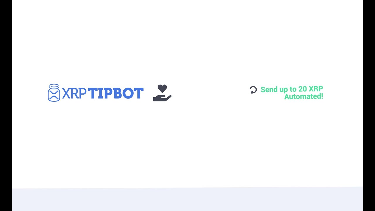 XRP TipBot Patron Automated Recurring Tips - YouTube