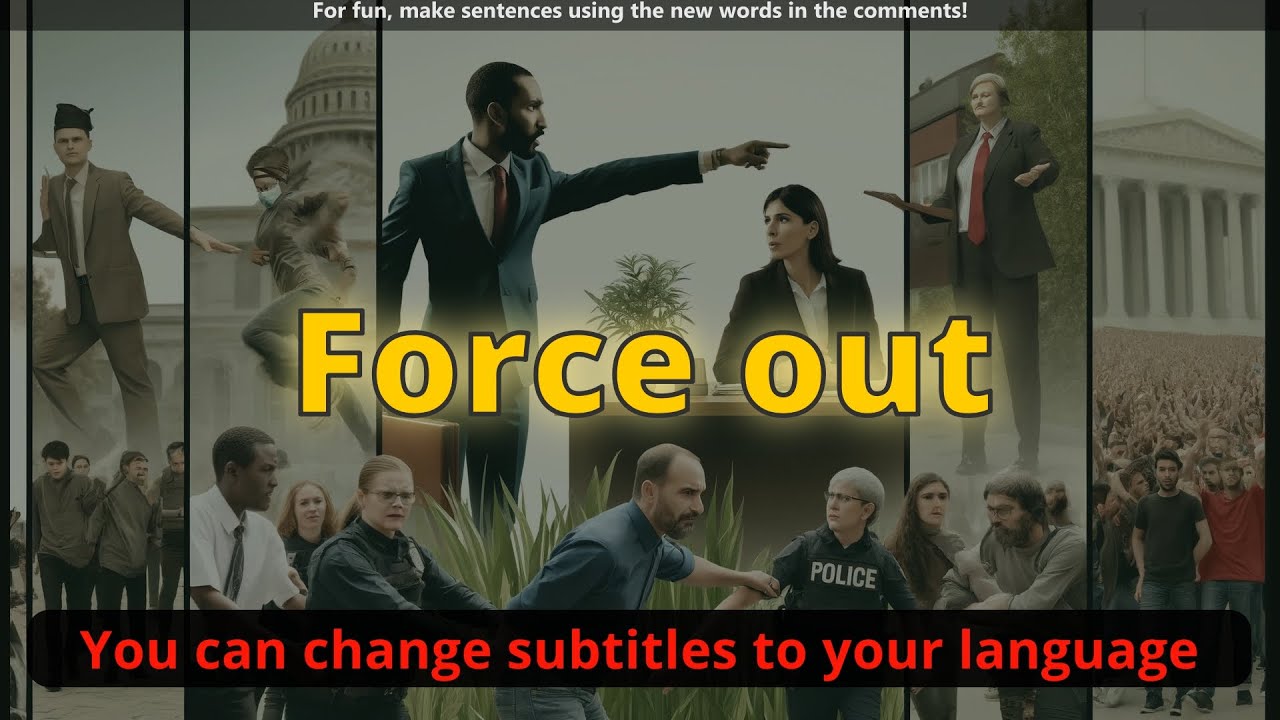 Force out meaning with 5 examples - YouTube