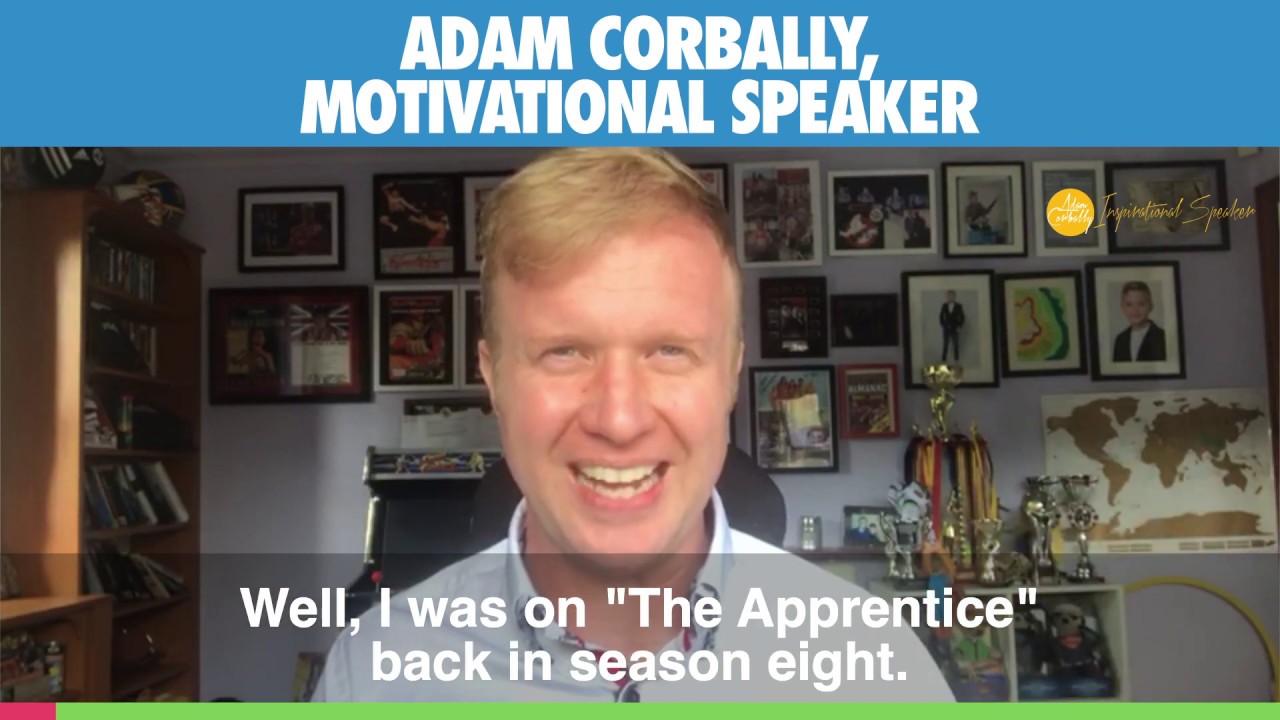 Home Learning: Adam Corbally- Motivational Speaker - YouTube