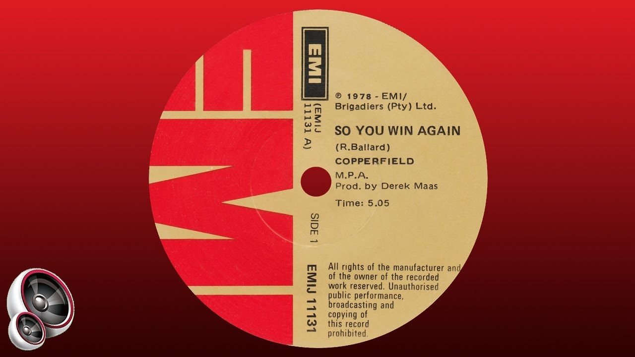 Copperfield - So you win again Chords - Chordify