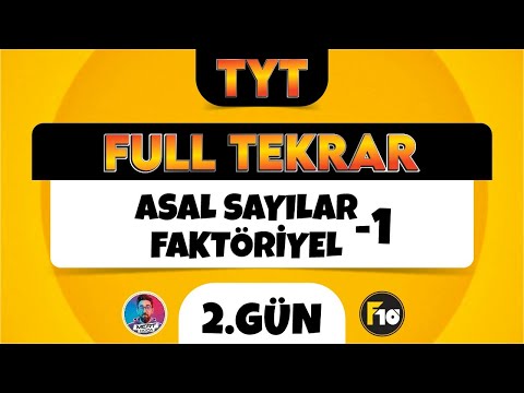 TYT Matematik Full Tekrar Kampı | 2.Gün | Asal Sayılar ve Faktöriyel-1 | 2023 | #tytbitsin
