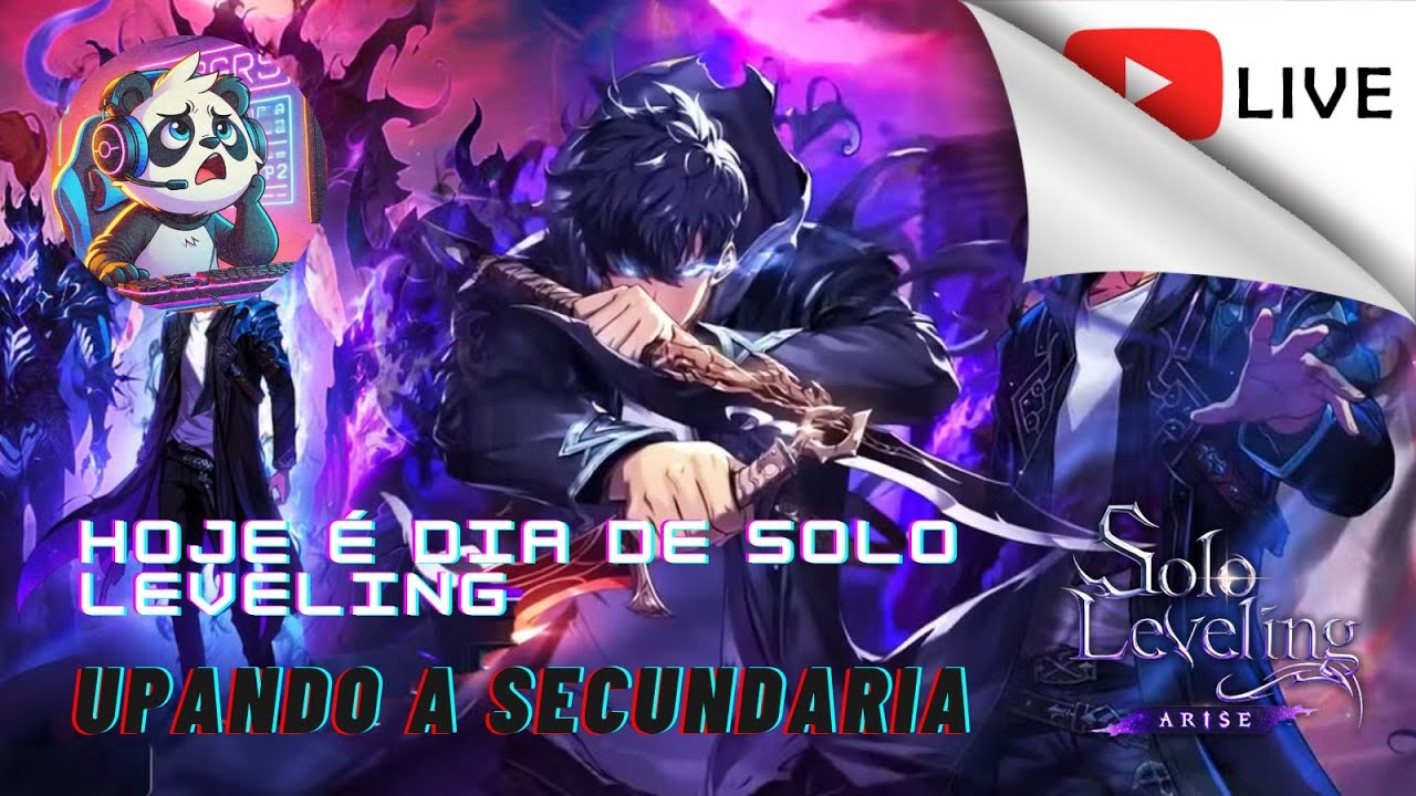 Bora de Live Solo Leveling Arise: Upando a Secundaria - YouTube