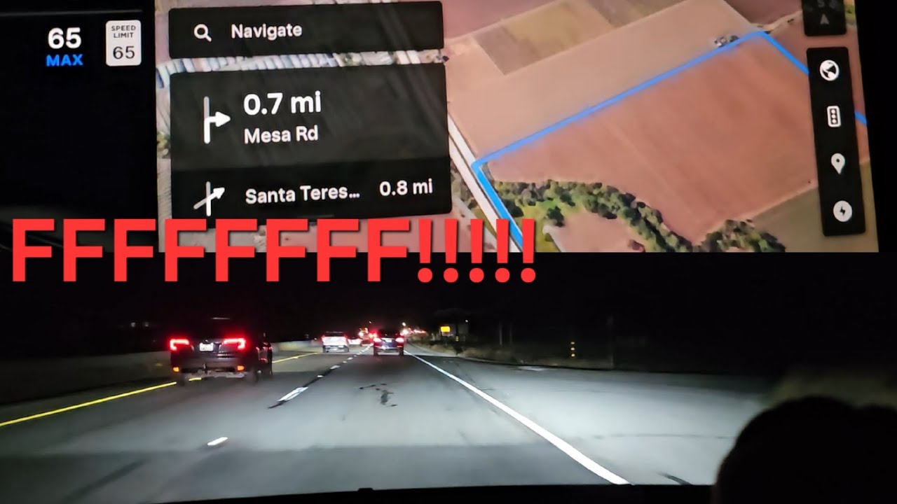 Can Tesla FSD Beta 11.4.7.3 Handle A Super Sharp Turn Exit Off the ...