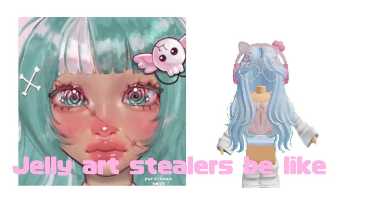 Jelly art stealers be like Art credits: puririkaaa - YouTube