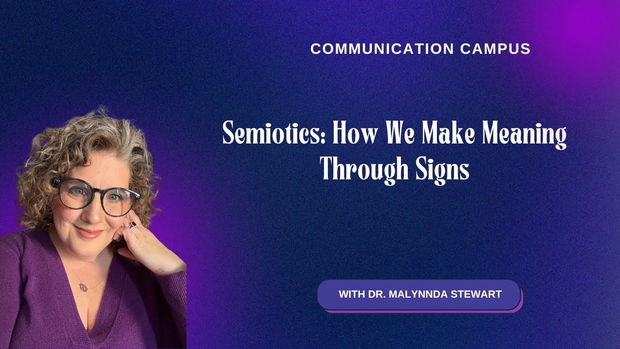 Semiotics: How We Make Meaning Through Signs - YouTube