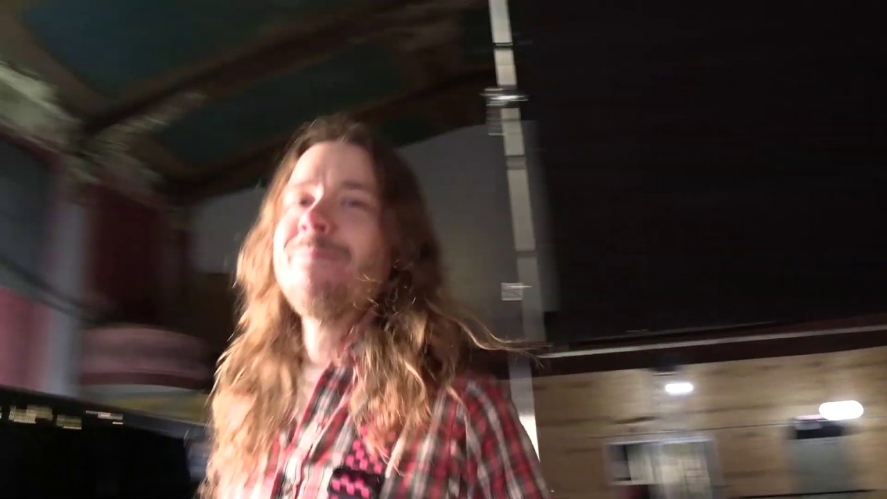 Ian Crossland recording his song Frequent Measure on the Media Benders stage. - YouTube