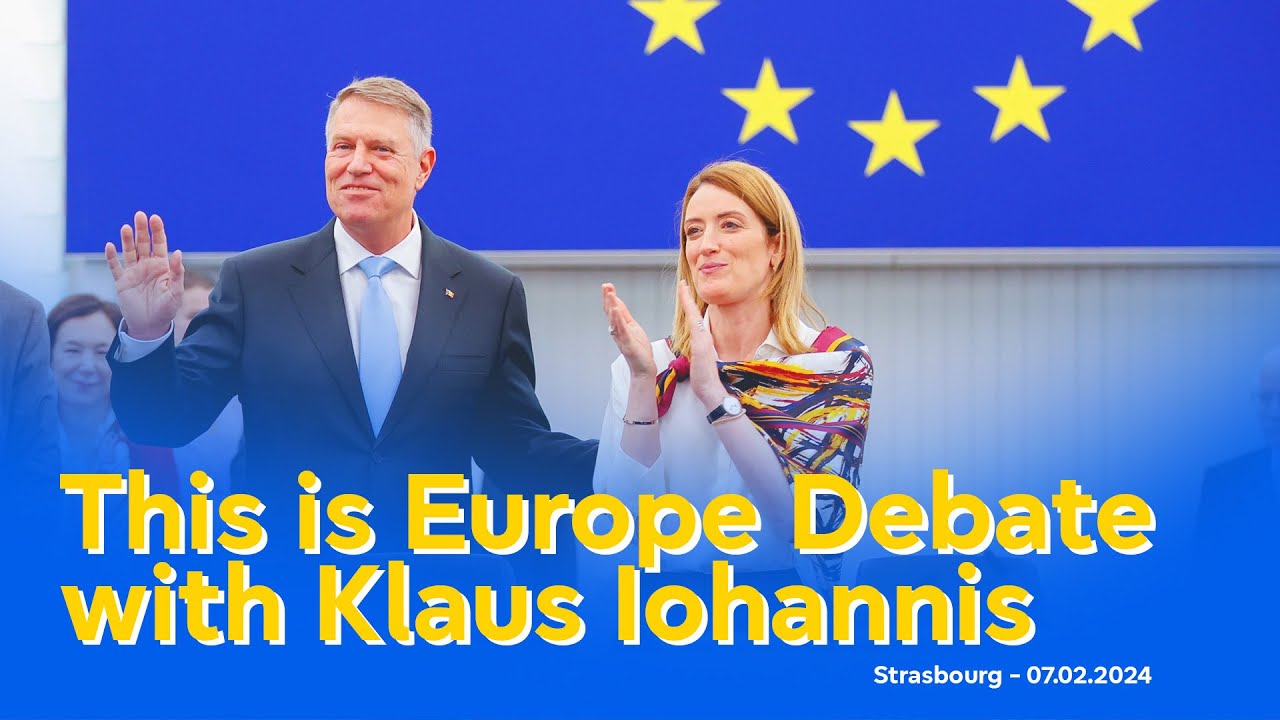 This is Europe Debate with the President of Romania Klaus Iohannis ...