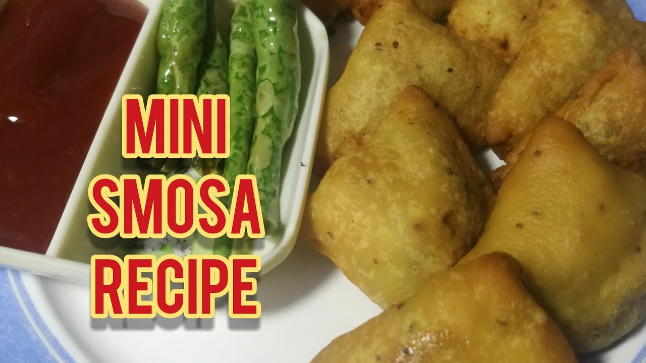 बाजार जैसा एकदम खस्ता मिनी समोसा रेसिपी |mini smosa recipe - YouTube