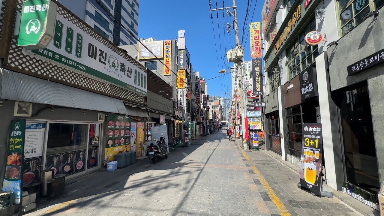 [부산 사상역] 사상역 번화가 화창한 날 구경하기. [Busan Sasang Station] Visiting Sasang ...