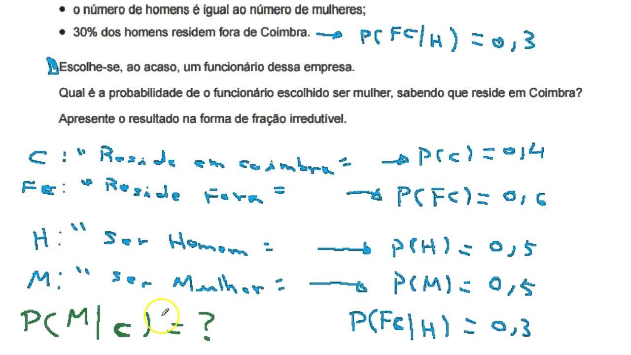Probabilidad Condicional Probabilidade Tabela Banco AULA 2 ...
