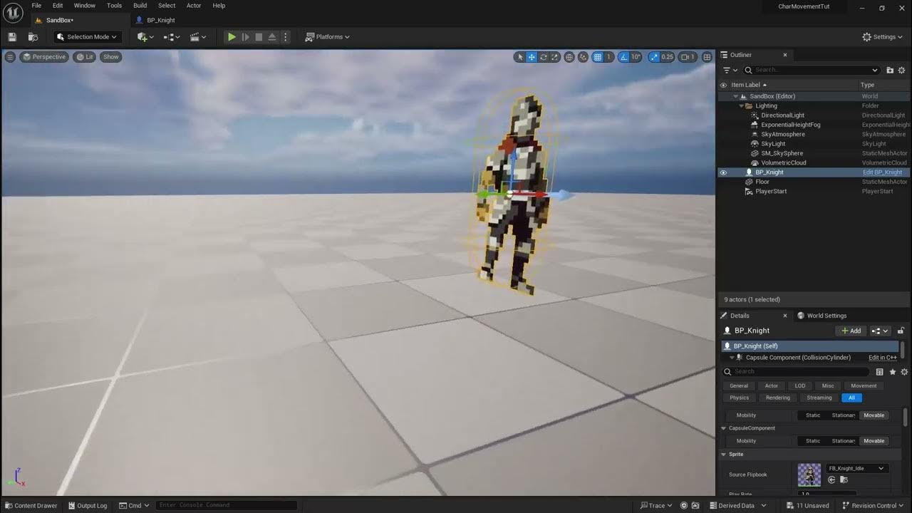 Unreal 5 2D Character Movement Part 2 - YouTube