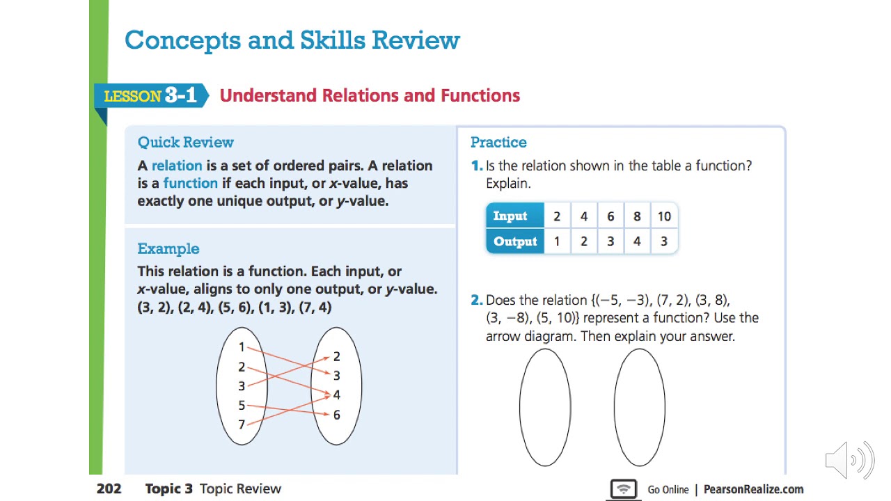 Pearson review topic3 p1 - YouTube