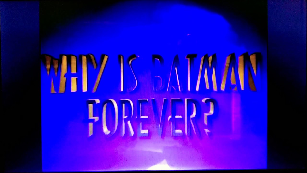 Batman Forever Riddle Me This - Why Is Batman Forever 1/2 - YouTube