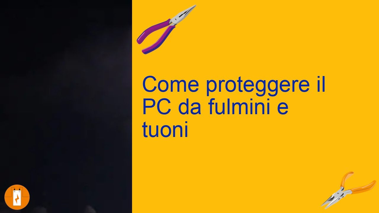 Come proteggere il PC da fulmini e tuoni - YouTube