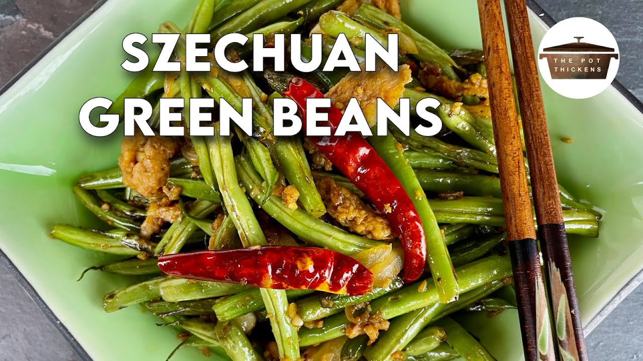 Vegan Stir Fried Green Beans - Szechuan Style - YouTube