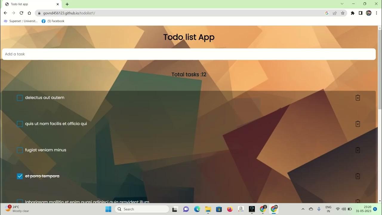 coding ninja || todolist project || todo list app 2023 batch - YouTube